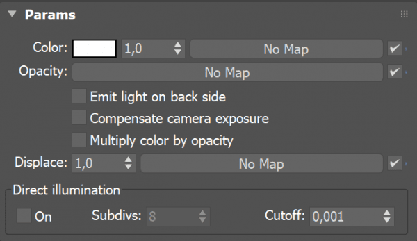 آموزش vray light VRayLightMtl آکادمی جهان مکس - ویری