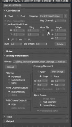 متریال دیوار فرسوده آموزش ساخت متریال دیوار فرسوده با Vray Blend Mtl
