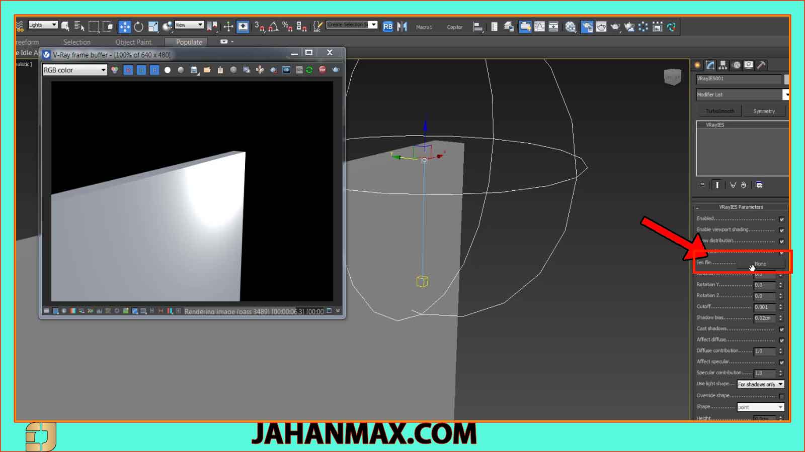 نور های IES در تری دی مکس - اموزش ساخت نور های IES شخصی